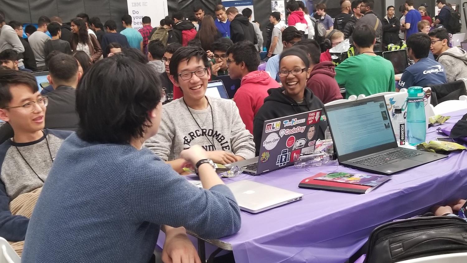 Hacking to Win at HackNYU 2019 | NYU Tandon School of Engineering
