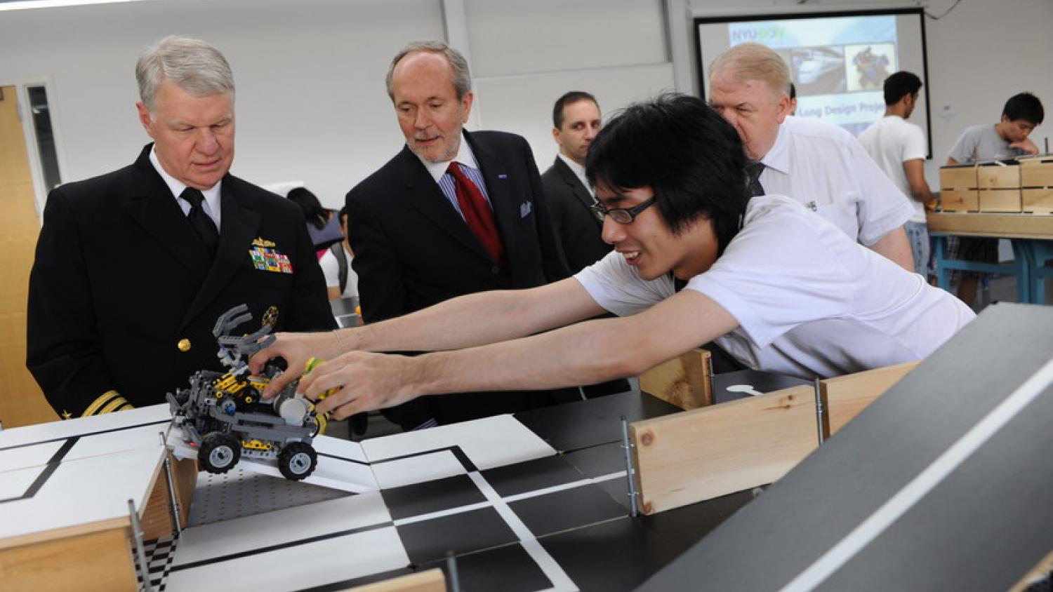 Chief of Naval Operations Takes Singular Tour of NYU-Poly Campus | NYU ...