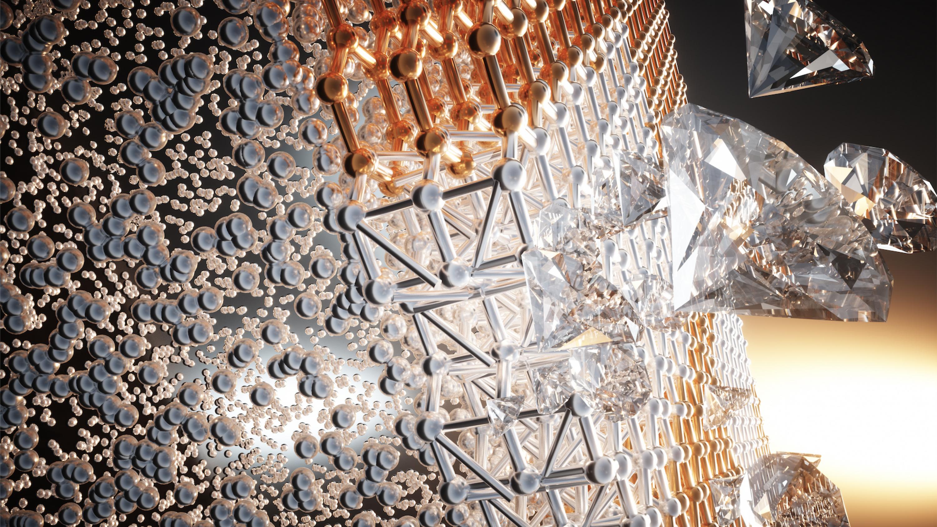 Researchers use nanomaterials to make 2D diamond clusters at room ...