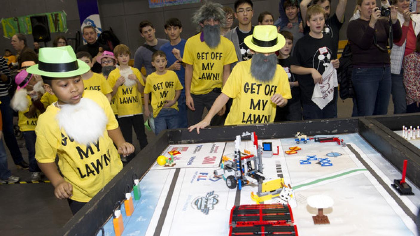 NYC Grade Schools Compete in Lego Robot Competition | NYU Tandon School ...