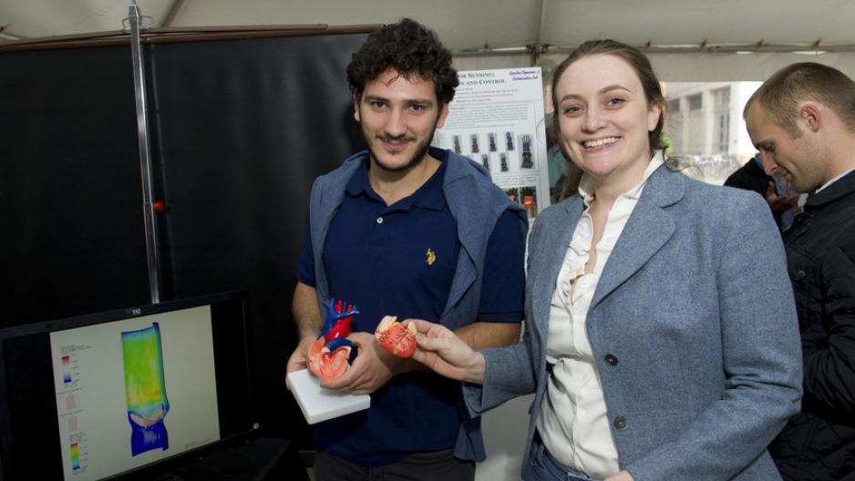 Biomedical Engineering Society Honors Professor Flamini | NYU Tandon ...