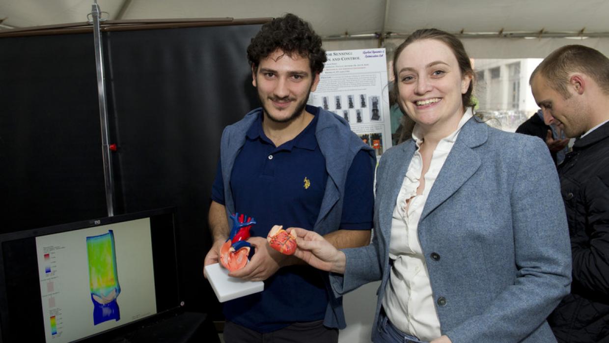Biomedical Engineering Society Honors Professor Flamini | NYU Tandon ...