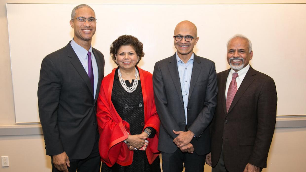 A Visit from Microsoft CEO Satya Nadella | NYU Tandon School of Engineering