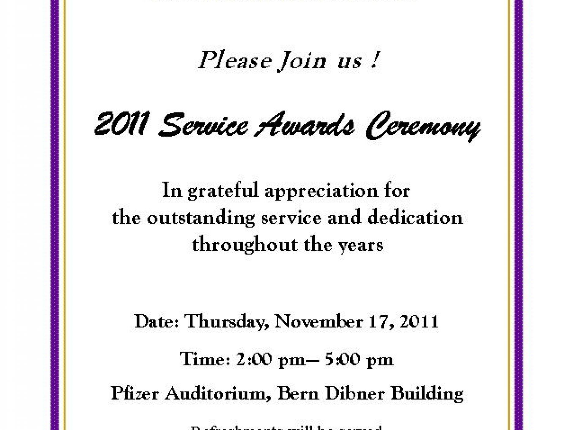 2011 Service Award Ceremony | NYU Tandon School of Engineering