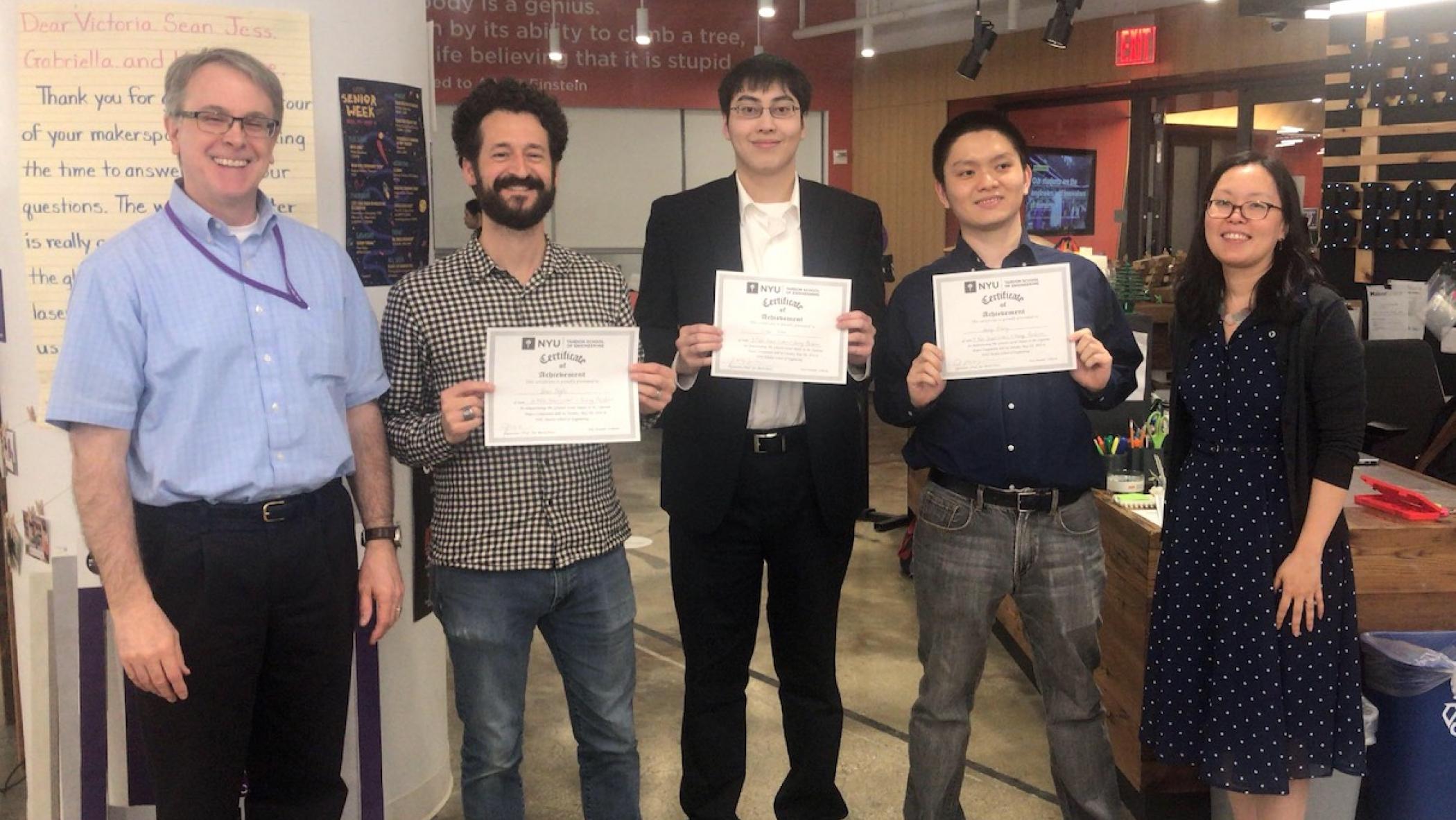 Seniors go head-to-head with their capstone projects | NYU Tandon ...