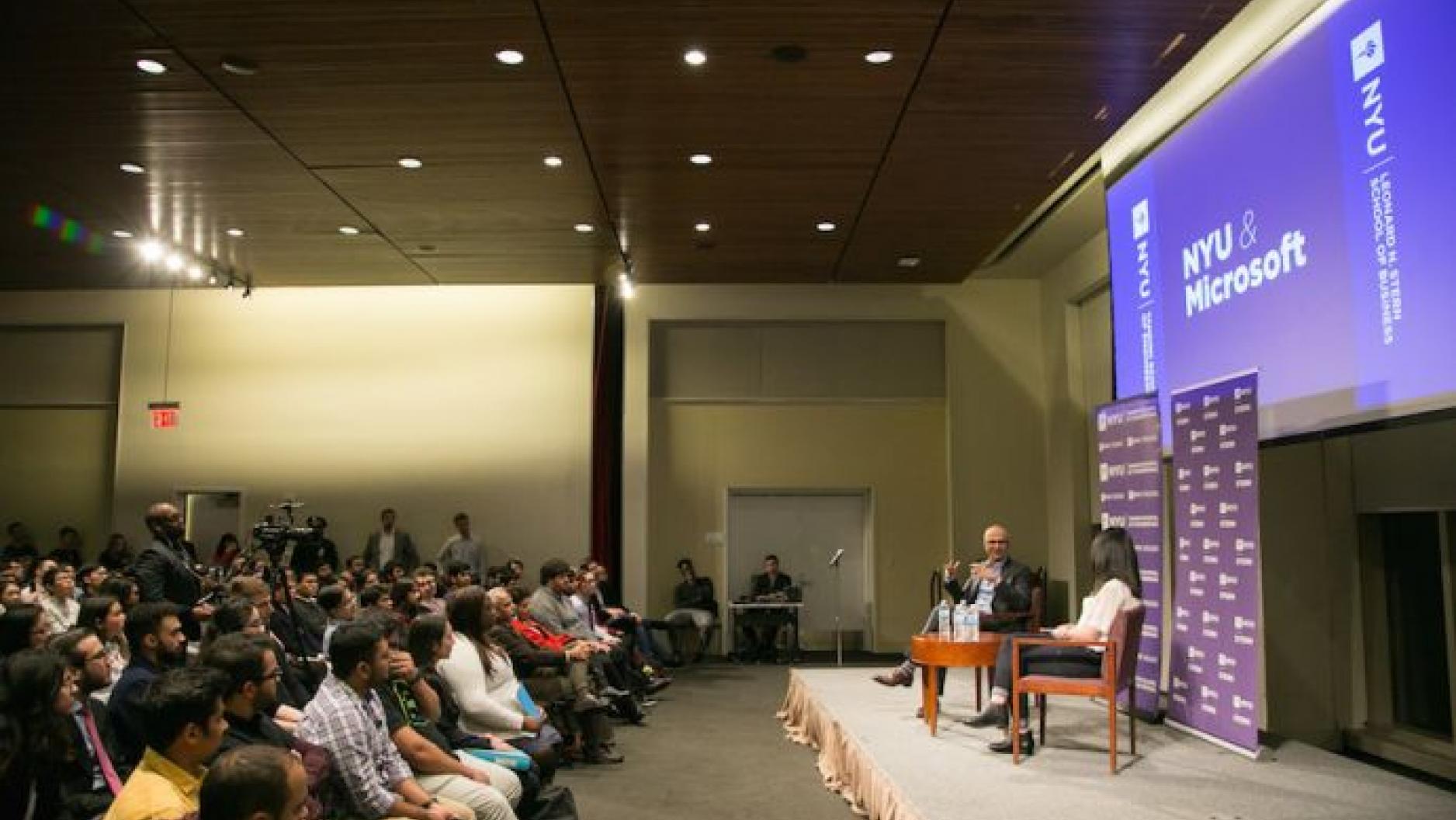 A Visit from Microsoft CEO Satya Nadella | NYU Tandon School of Engineering